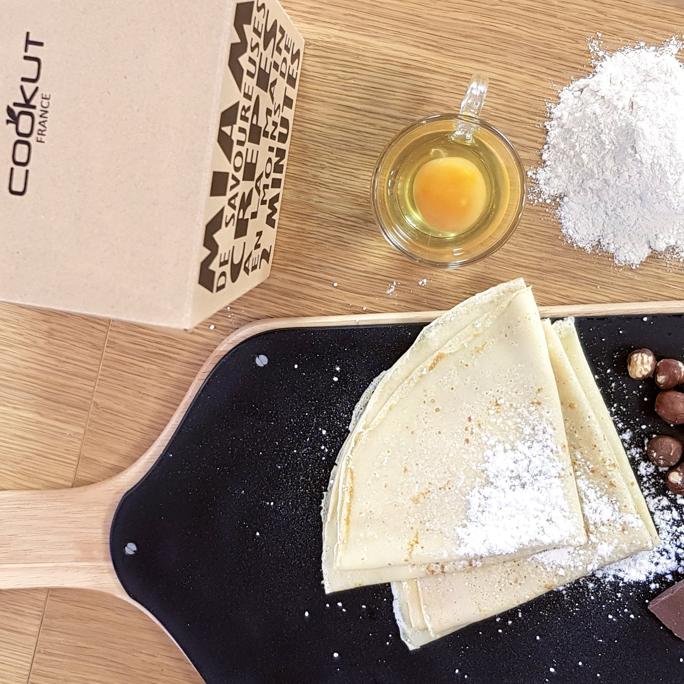 Cookut - Shaker à crêpes, pancakes et gaufres